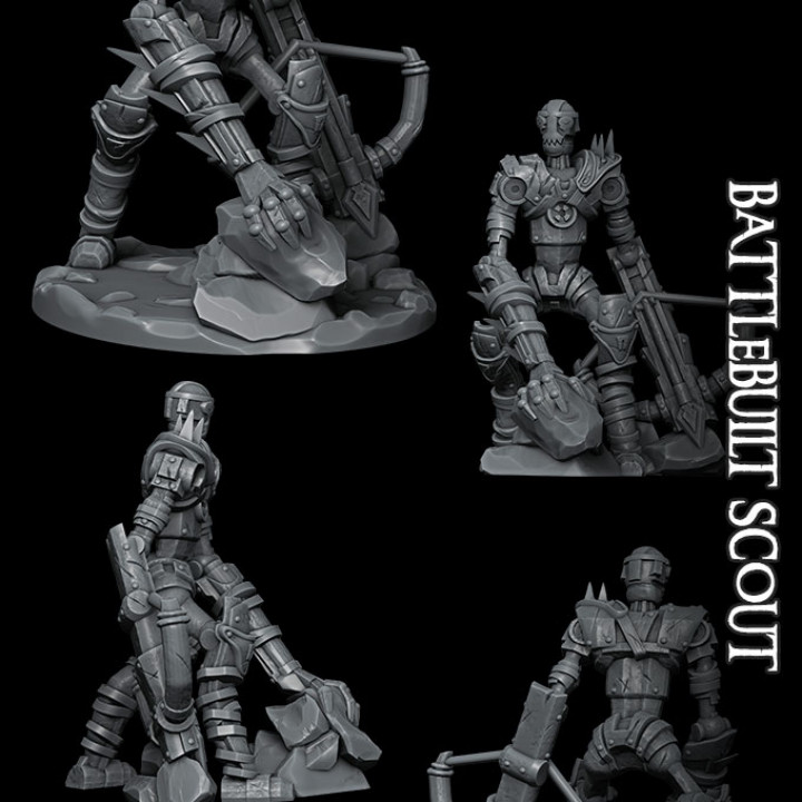 3D Printable Battlebuilt Scout by RocketPigGames
