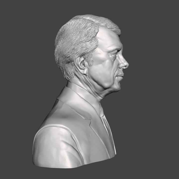 3D Printable Jimmy Carter - High-Quality STL File for 3D Printing ...