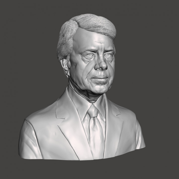 3D Printable Jimmy Carter - High-Quality STL File for 3D Printing ...