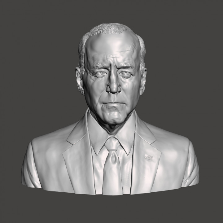 3D Printable Joe Biden - High-Quality STL File for 3D Printing ...