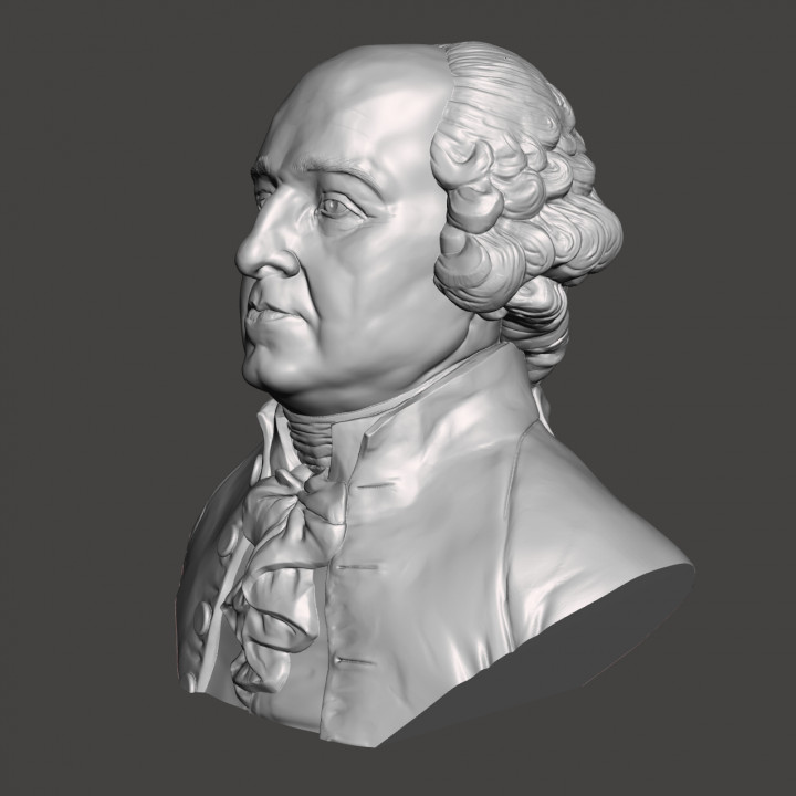 3D Printable John Adams - High-Quality STL File for 3D Printing ...