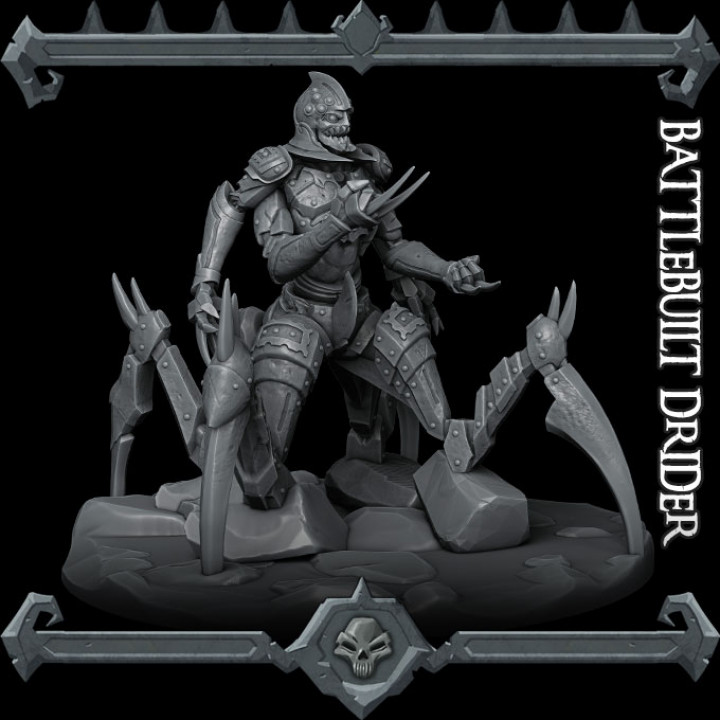 3D Printable KICKSTARTER is Live! Battlebuilt Drider by RocketPigGames