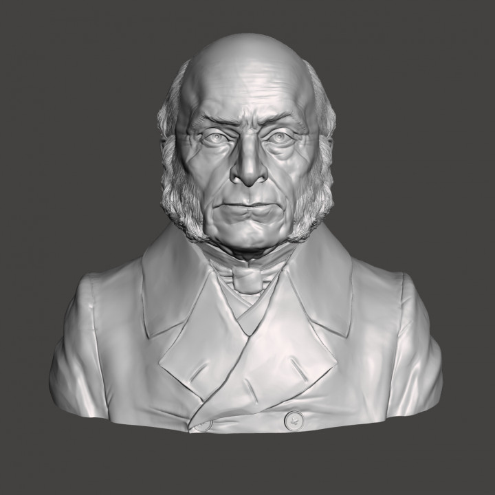 3D Printable John Quincy Adams - High-Quality STL File for 3D Printing ...