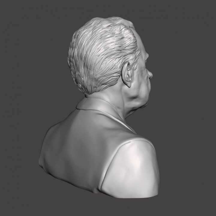 3D Printable Richard Nixon - High-Quality STL File for 3D Printing ...