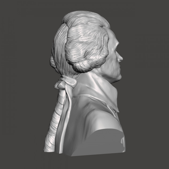 3D Printable Thomas Jefferson - High-Quality STL File for 3D Printing ...