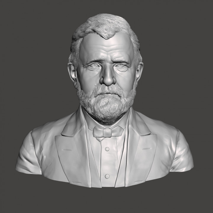 3D Printable Ulysses S. Grant - High-Quality STL File for 3D Printing (PERSONAL USE) by ...