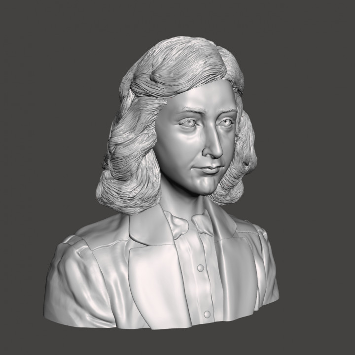 3D Printable Anne Frank - High-Quality STL File for 3D Printing ...