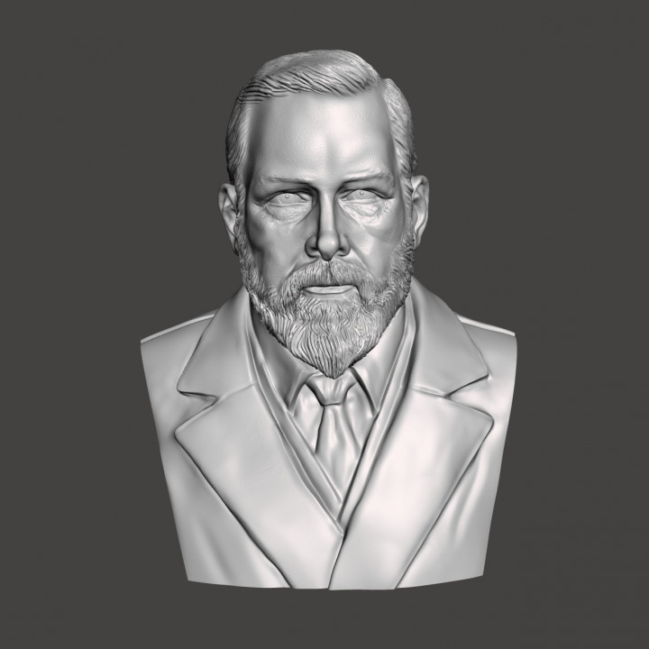 3D Printable Bram Stoker - High-Quality STL File for 3D Printing ...