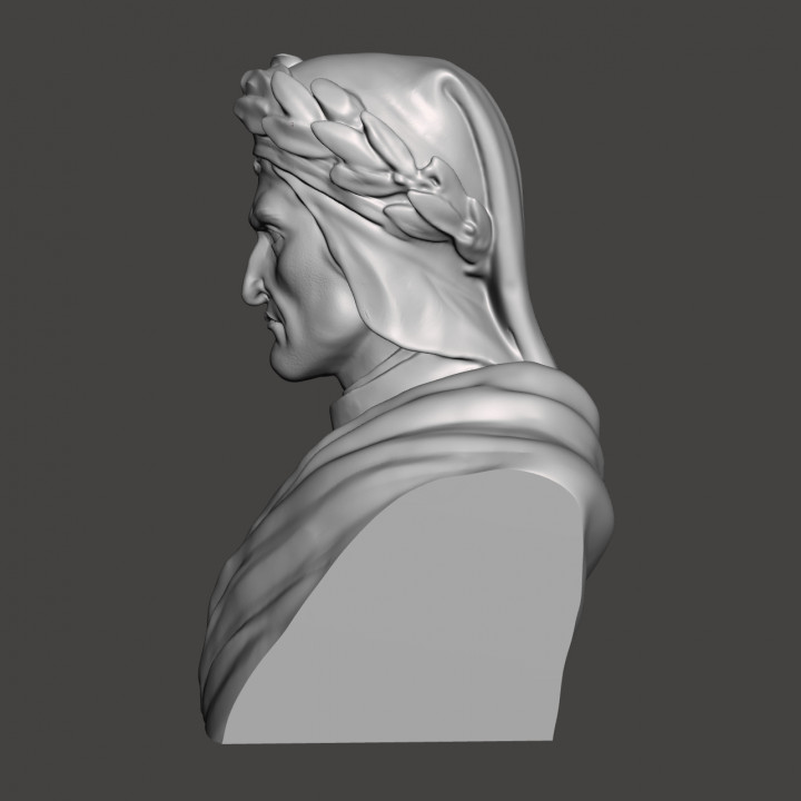 3D Printable Dante Aligheri - High-Quality STL File for 3D Printing ...