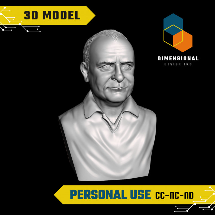 3D Printable Douglas Adams - High-Quality STL File for 3D Printing ...