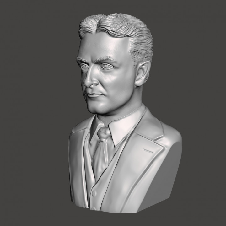 3D Printable F. Scott Fitzgerald - High-Quality STL File for 3D ...