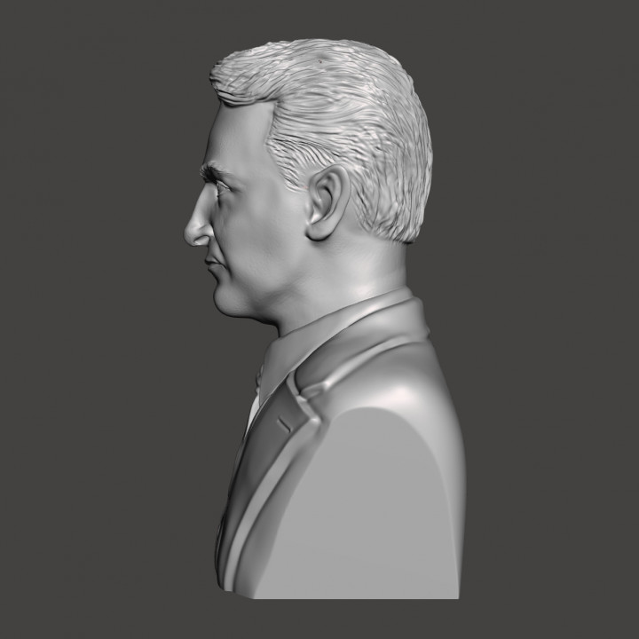 3D Printable F. Scott Fitzgerald - High-Quality STL File for 3D ...