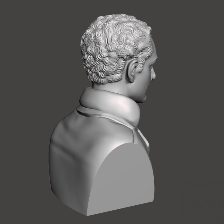 3D Printable George Gordon Byron - High-Quality STL File for 3D ...