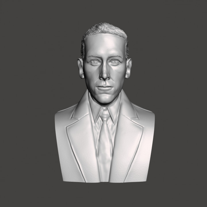 3D Printable H.P. Lovecraft - High-Quality STL File for 3D Printing ...