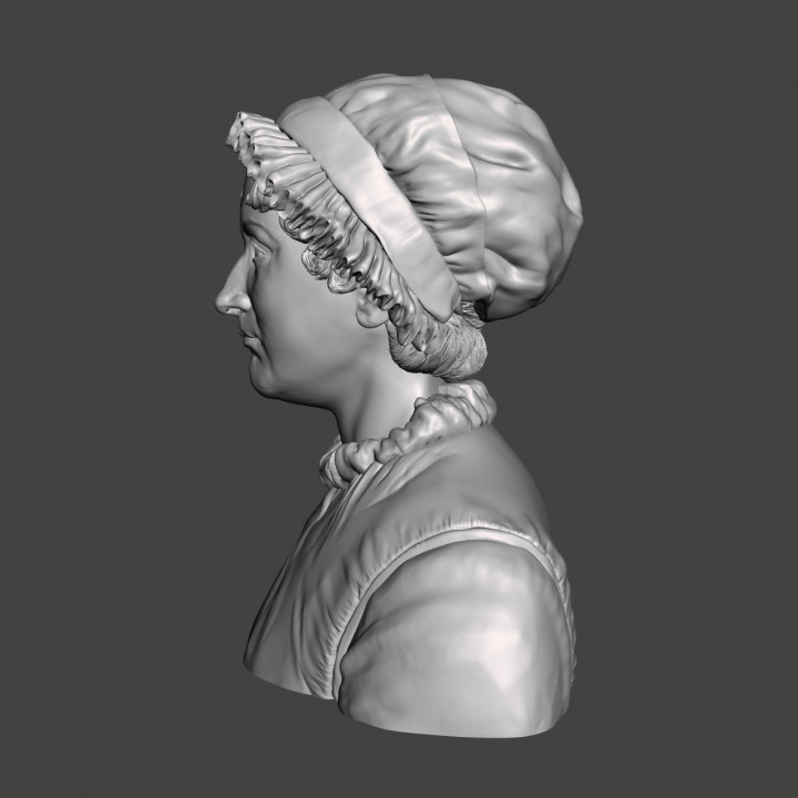 3D Printable Jane Austen - High-Quality STL File for 3D Printing ...