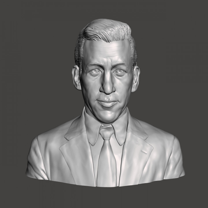 3D Printable J.D. Salinger - High-Quality STL File for 3D Printing ...