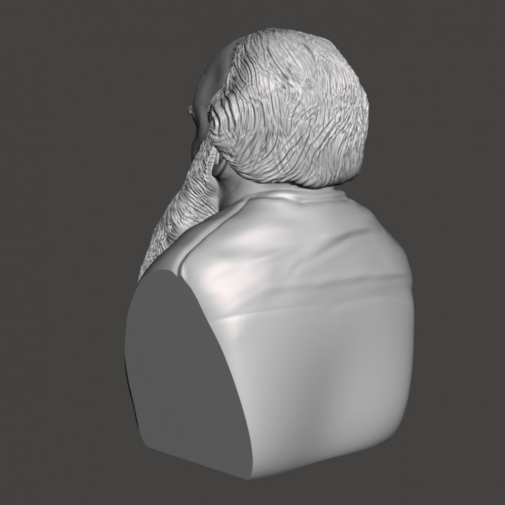 3D Printable Leo Tolstoy - High-Quality STL File for 3D Printing ...