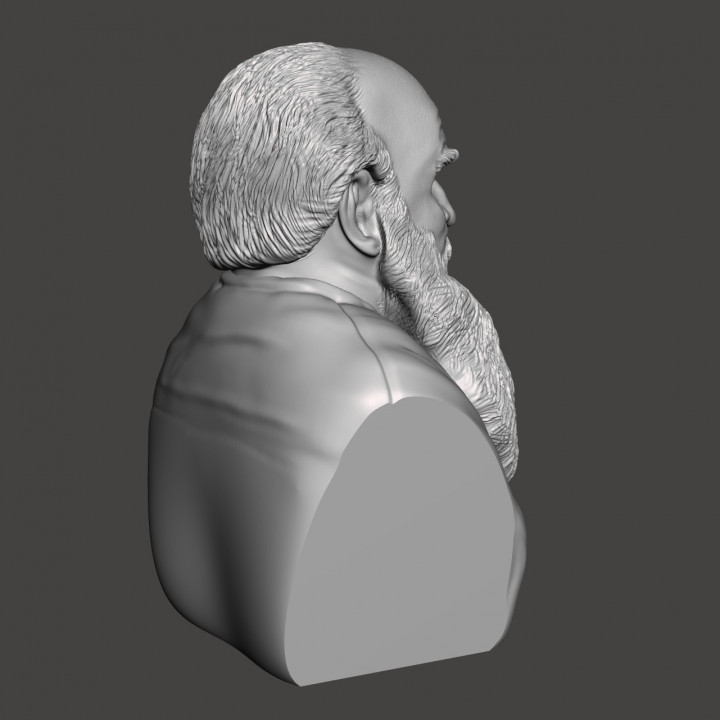 3D Printable Leo Tolstoy - High-Quality STL File for 3D Printing ...