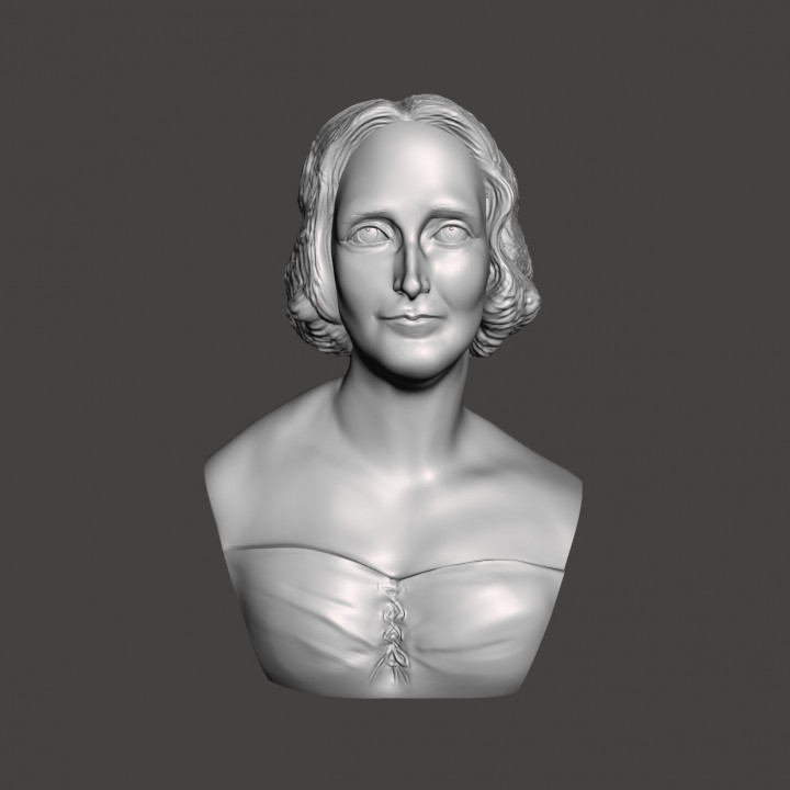 3D Printable Mary Shelley - High-Quality STL File for 3D Printing ...