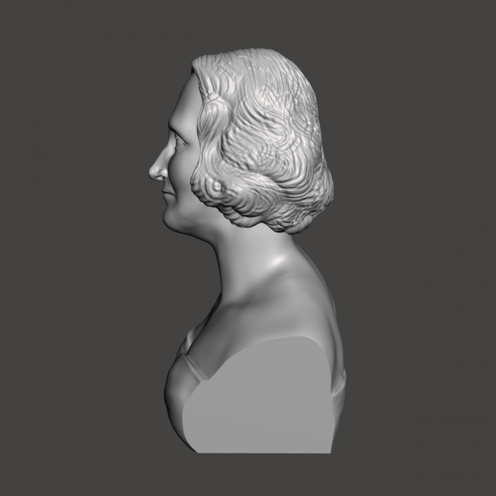 3D Printable Mary Shelley - High-Quality STL File for 3D Printing ...
