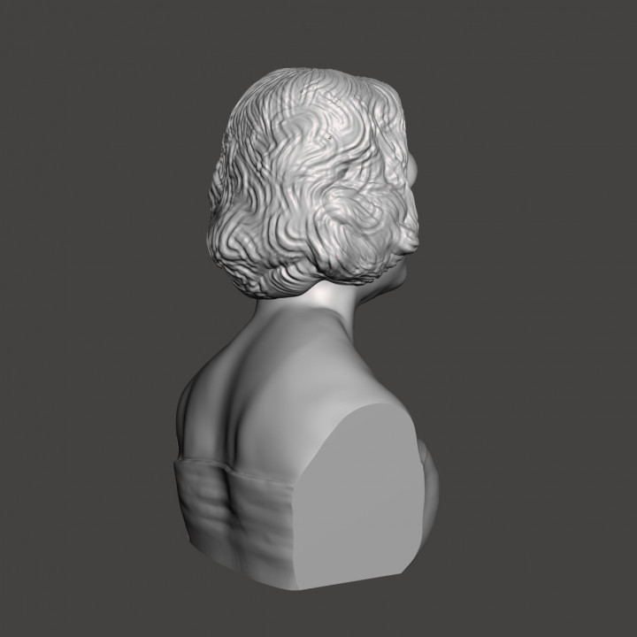 3D Printable Mary Shelley - High-Quality STL File for 3D Printing ...