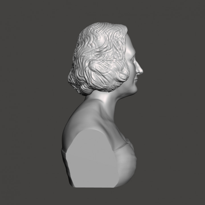 3D Printable Mary Shelley - High-Quality STL File for 3D Printing ...