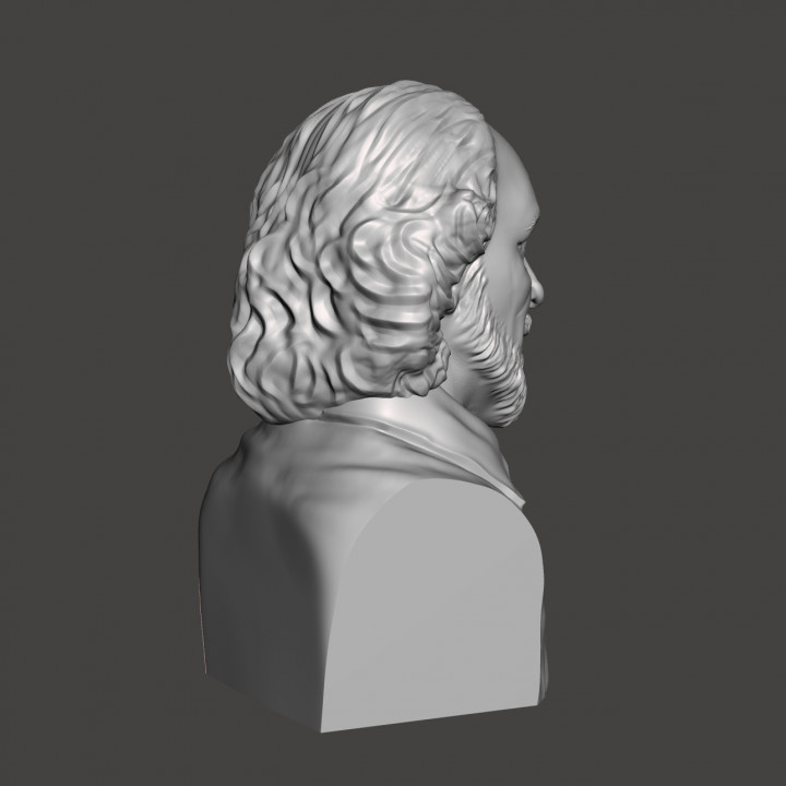 3D Printable William Shakespeare - High-Quality STL File for 3D ...