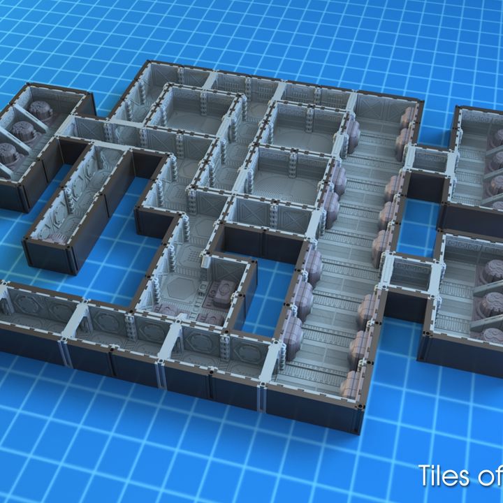 3D Printable Tiles of creation UPDATED Sample files by Print Punk Designs