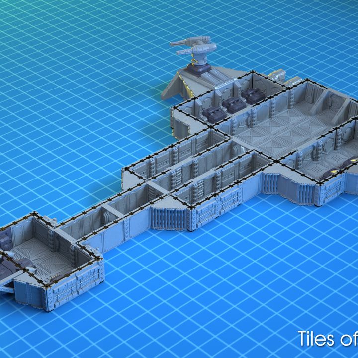 3D Printable Tiles of creation UPDATED Sample files by Print Punk Designs