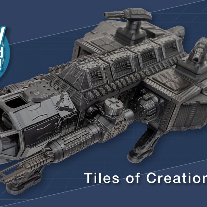 3D Printable Tiles of creation UPDATED Sample files by Print Punk Designs