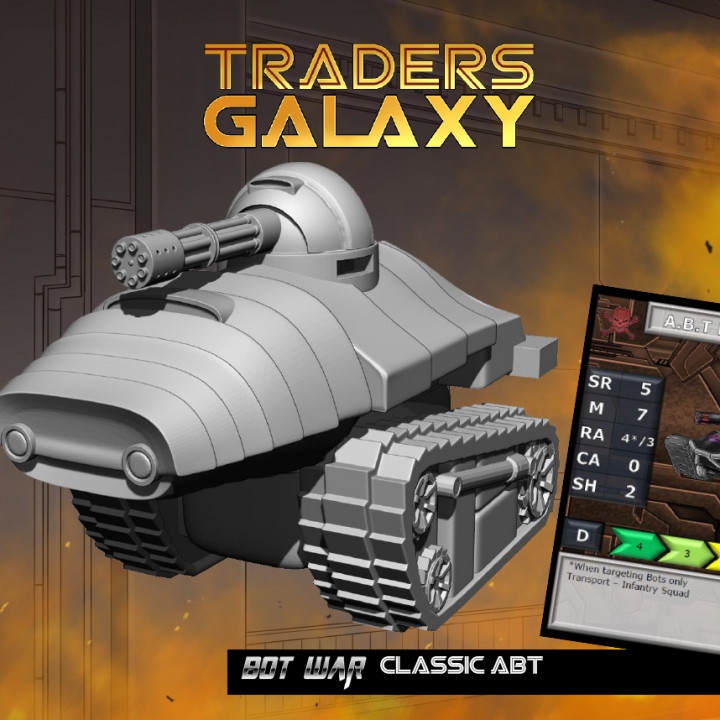 3D Printable Classic A.B.T - Bot War Miniature Game by Traders Galaxy ...