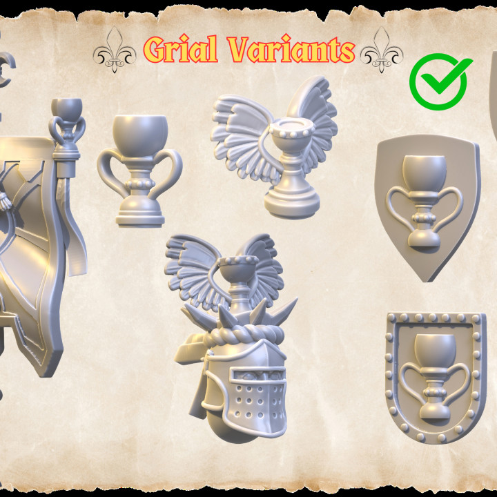 3D Printable For the King Vol2 Knight's Oath by celia fermoselle