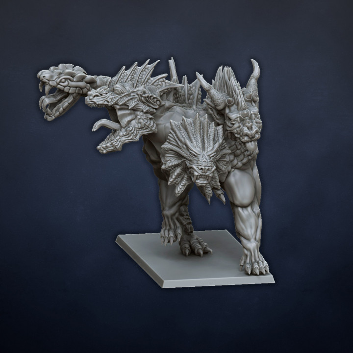 3D Printable Chimera by Dragon's Lake Miniaturas