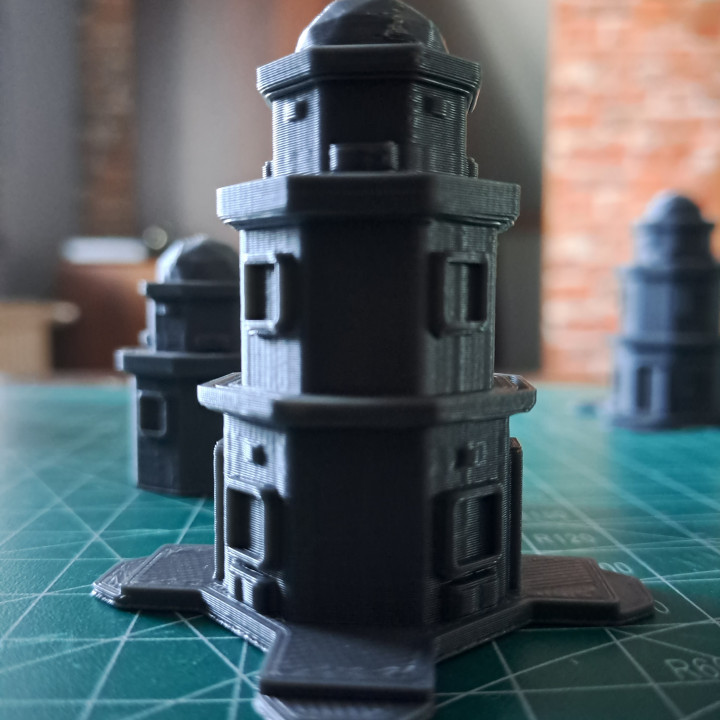 3D Printable Space base building by Norbert Wójcik (Godot2000)