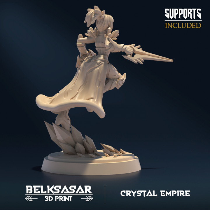 3D Printable Crystal Blade E All Variants by Belksasar