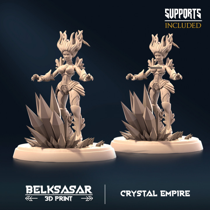 3D Printable Crystal Arrow B All Variants by Belksasar