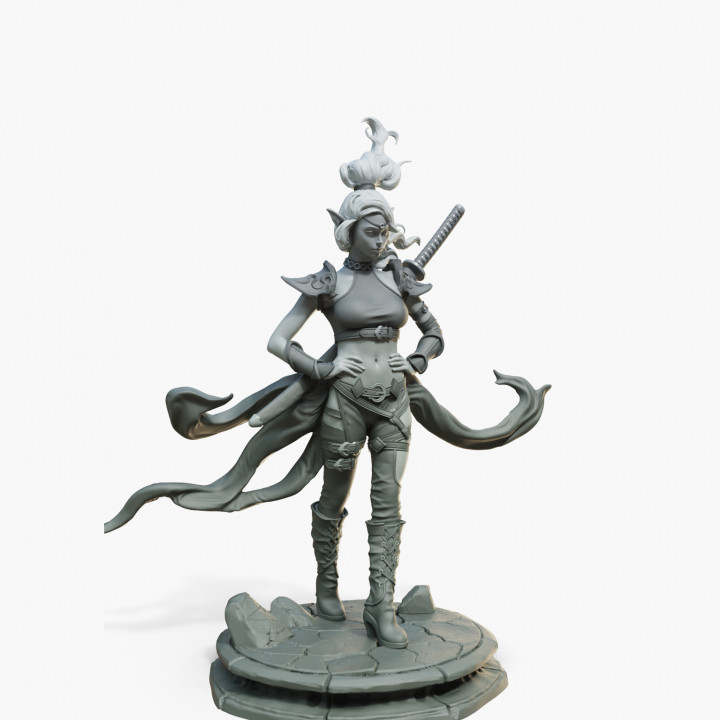 3D Printable 'Nightshade Sisters' by Female Miniatures by Female Miniatures