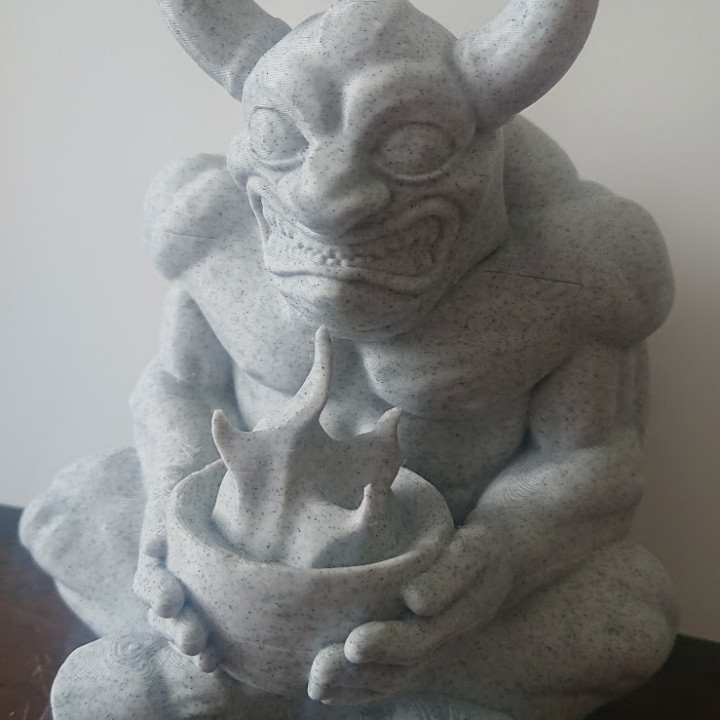 3D Print of Classic Demon Idol by BinaryLegend