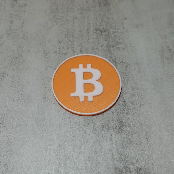 3D Printable Bitcoin by MysticMesh3D