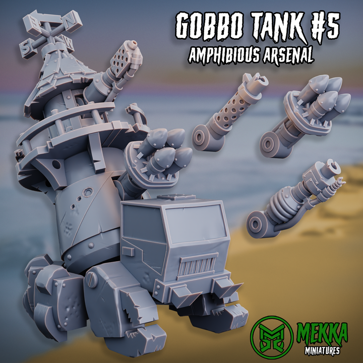 3D Printable Gobbo Tank Set by Mekka Miniatures