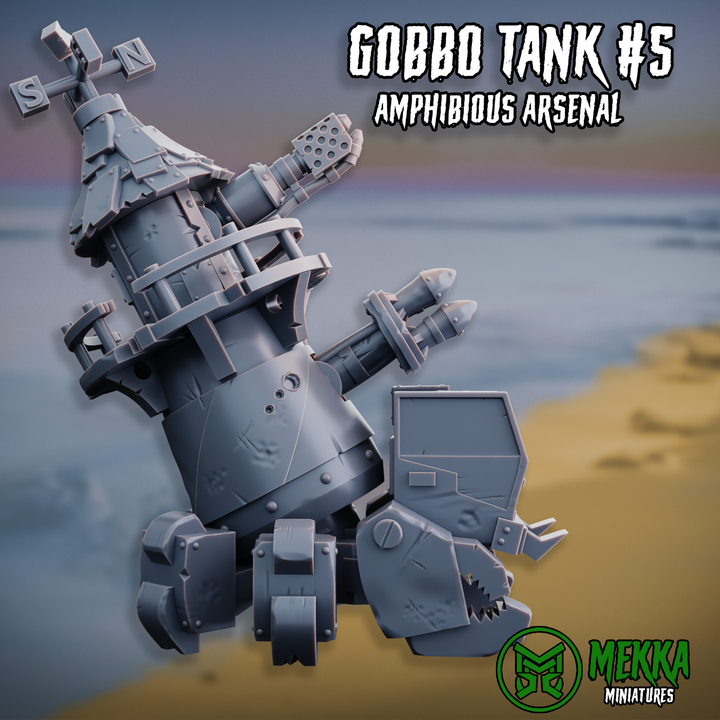 3D Printable Gobbo Tank Set by Mekka Miniatures