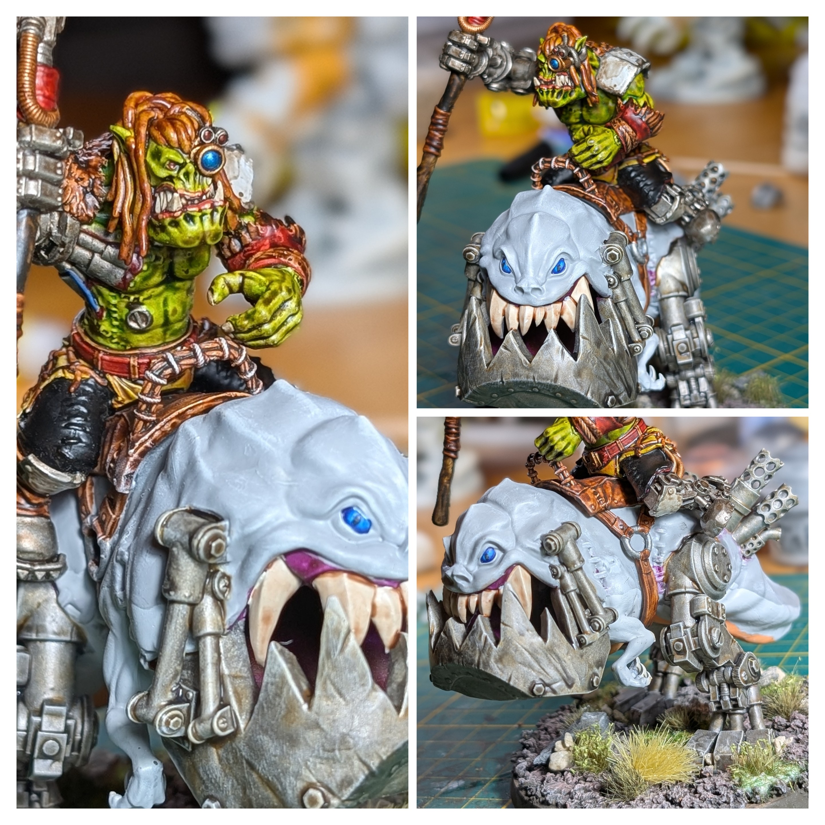 3D Printable MrModulork's Cyborg Orc Hunta Cavalry by MrModulork