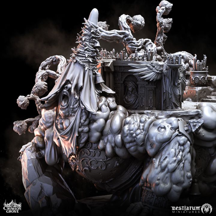 3D Printable The Living Altar | Crimson Grove | Giant by Bestiarum ...