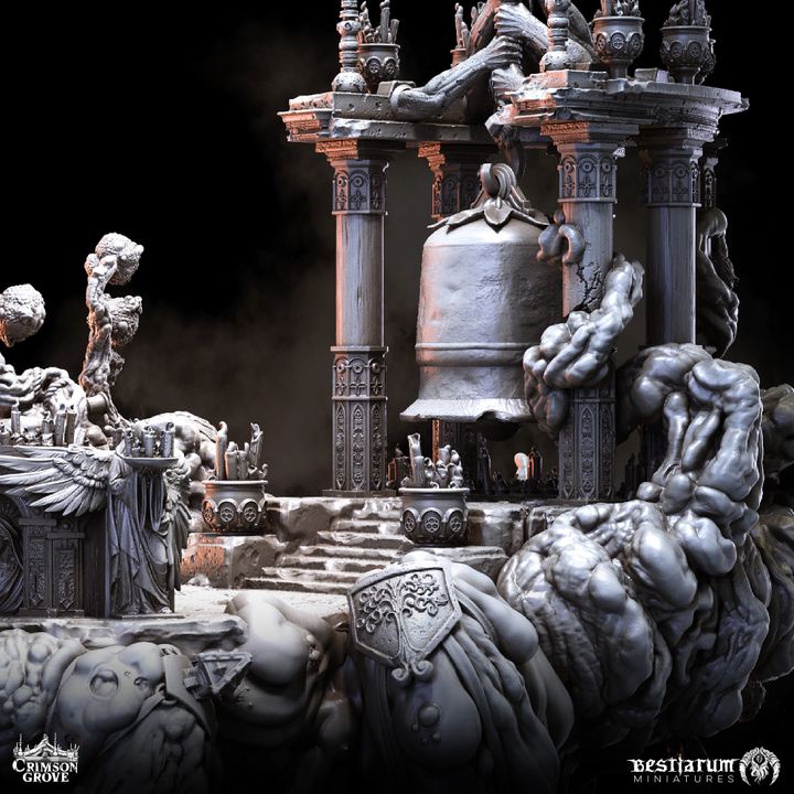 3D Printable The Living Altar | Crimson Grove | Giant by Bestiarum ...