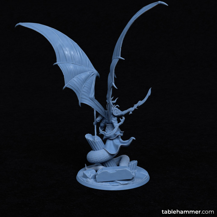 3D Printable Gabriel – The Ascended (Winged prime demon leader) by ...