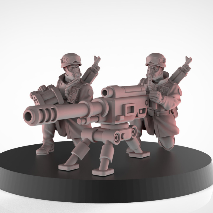 3D Printable Megapolis Defenders Heavy weapons by SoldiersofHumankind