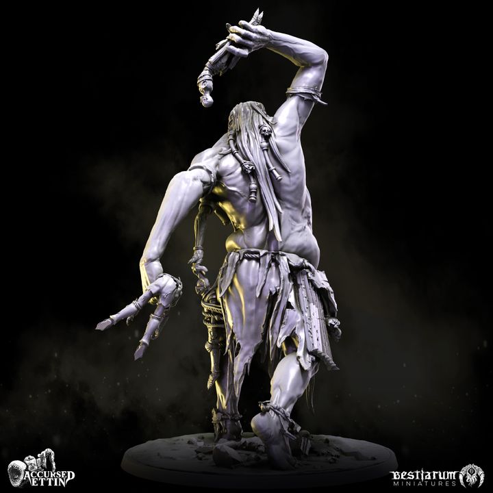 3D Printable Accursed Ettin: Collection | Giant by Bestiarum Miniatures