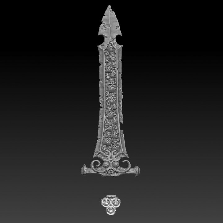 3D Printable Great Unclean One Plaguesword by Joe D