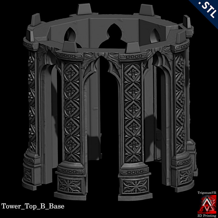 3D Printable Twilight Tower by TrigonumVR