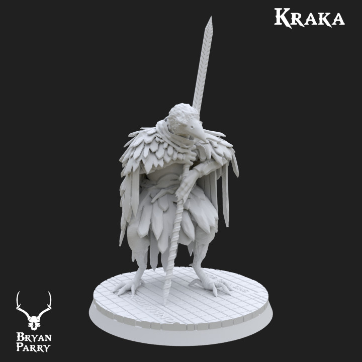 3D Printable Kraka the Warlock by Bryan Parry